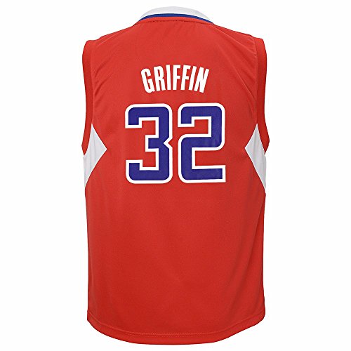 adidas Blake Griffin Los Angeles Clippers NBA Red Official Away Road Replica Basketball Jersey for Youth (XL)