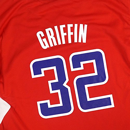 adidas Blake Griffin Los Angeles Clippers NBA Red Official Away Road Replica Basketball Jersey for Youth (XL)