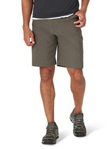 wrangler authentics men's performance comfort flex cargo short, sagebrush, 38