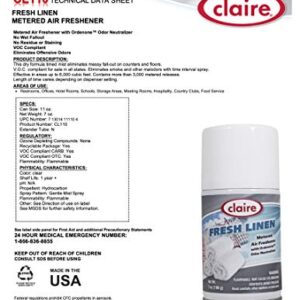 Claire Fresh Linen Air Freshener & Deodorizer; 7oz. net wt.