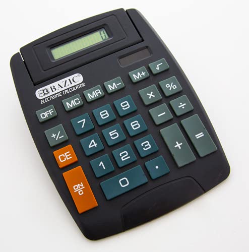 BAZIC 8-Digit Large Desktop Calculator w/Adjustable Display