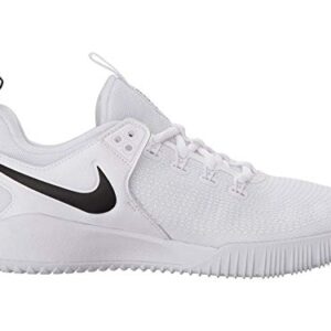 Nike Womens Zoom Hyperace 2 Volleyball Shoe nkAA0286 100 (7 M) White/Black