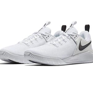 Nike Womens Zoom Hyperace 2 Volleyball Shoe nkAA0286 100 (7 M) White/Black