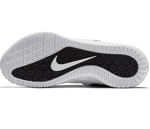 Nike Womens Zoom Hyperace 2 Volleyball Shoe (White/Black, Numeric_12)