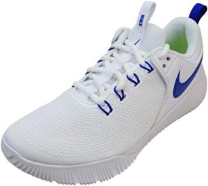 nike women's zoom hyperace 2 training shoe white/game royal size 8.5 m us