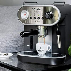 Gaggia Carezza De Luxe Espresso Machine, 47oz, Silver