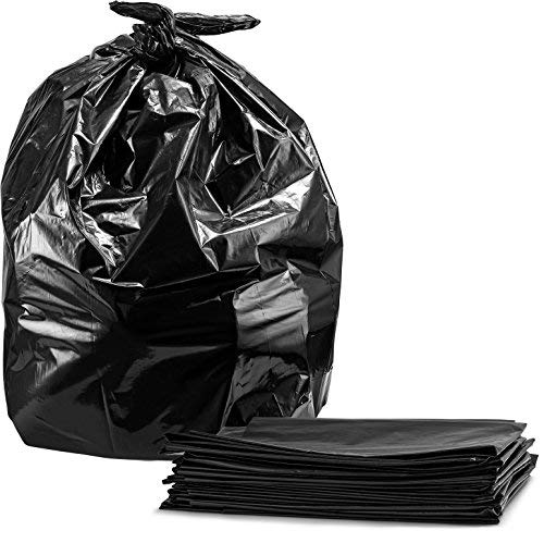 64-65 Gallon Trash Bags, For Toter (Value-PACK 50 Bags w/Ties) Large Trash Bags 65 Gallon Heavy Duty, 64 Gallon Trash Bags, 65 Gallon Trash Bags Heavy Duty, 60 Gallon Trash Bags