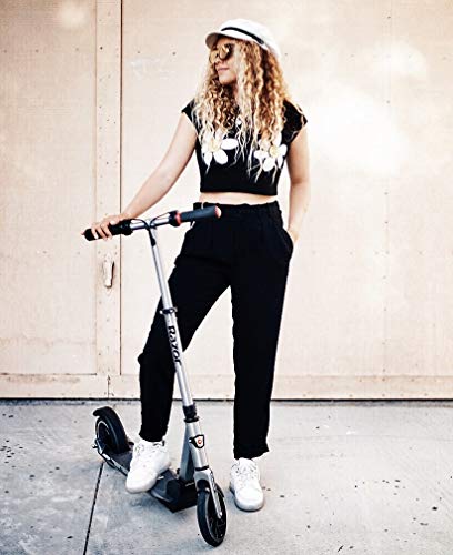 Razor E Prime Adult Electric Scooter - Up to 15 mph, 8" Airless Flat-free Tires, Rear Wheel Drive, 250W Brushless Hub Motor, Lightweight Aluminum Frame, Anti-Rattle System, Foldable