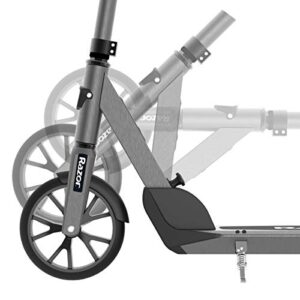 Razor E Prime Adult Electric Scooter - Up to 15 mph, 8" Airless Flat-free Tires, Rear Wheel Drive, 250W Brushless Hub Motor, Lightweight Aluminum Frame, Anti-Rattle System, Foldable