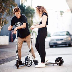 Razor E Prime Adult Electric Scooter - Up to 15 mph, 8" Airless Flat-free Tires, Rear Wheel Drive, 250W Brushless Hub Motor, Lightweight Aluminum Frame, Anti-Rattle System, Foldable