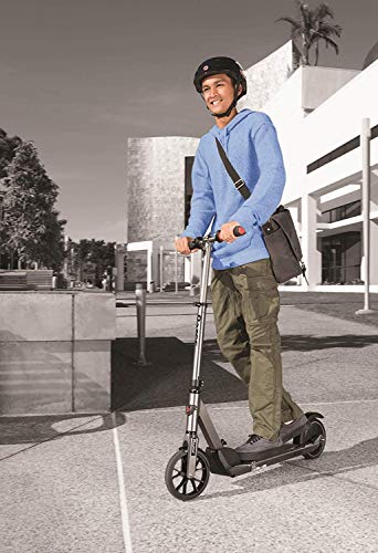 Razor E Prime Adult Electric Scooter - Up to 15 mph, 8" Airless Flat-free Tires, Rear Wheel Drive, 250W Brushless Hub Motor, Lightweight Aluminum Frame, Anti-Rattle System, Foldable