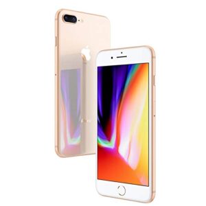 apple iphone 8 plus, us version, 64gb, gold - unlocked (renewed)