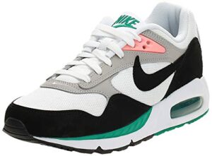 nike women's air max correlate sneaker, white/black-new green, 9