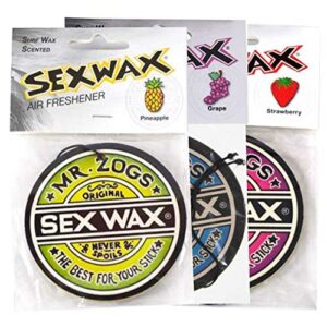 sex wax air freshener - 3 pack (mixed scents)