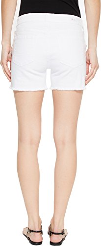 KUT from the Kloth Gidget Fray Jean Shorts Optic White 8 4