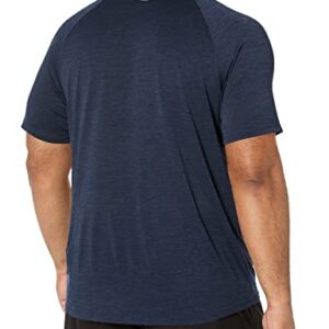 Under Armour Men's Tech 2.0 V-Neck Short-Sleeve T-Shirt , Academy Blue (408)/Steel , X-Large