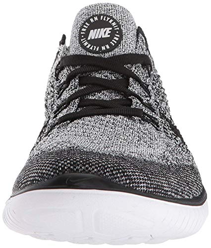 Nike Womens WMNS Free RN Flyknit 2018 942839 101 - Size 8W White/Black