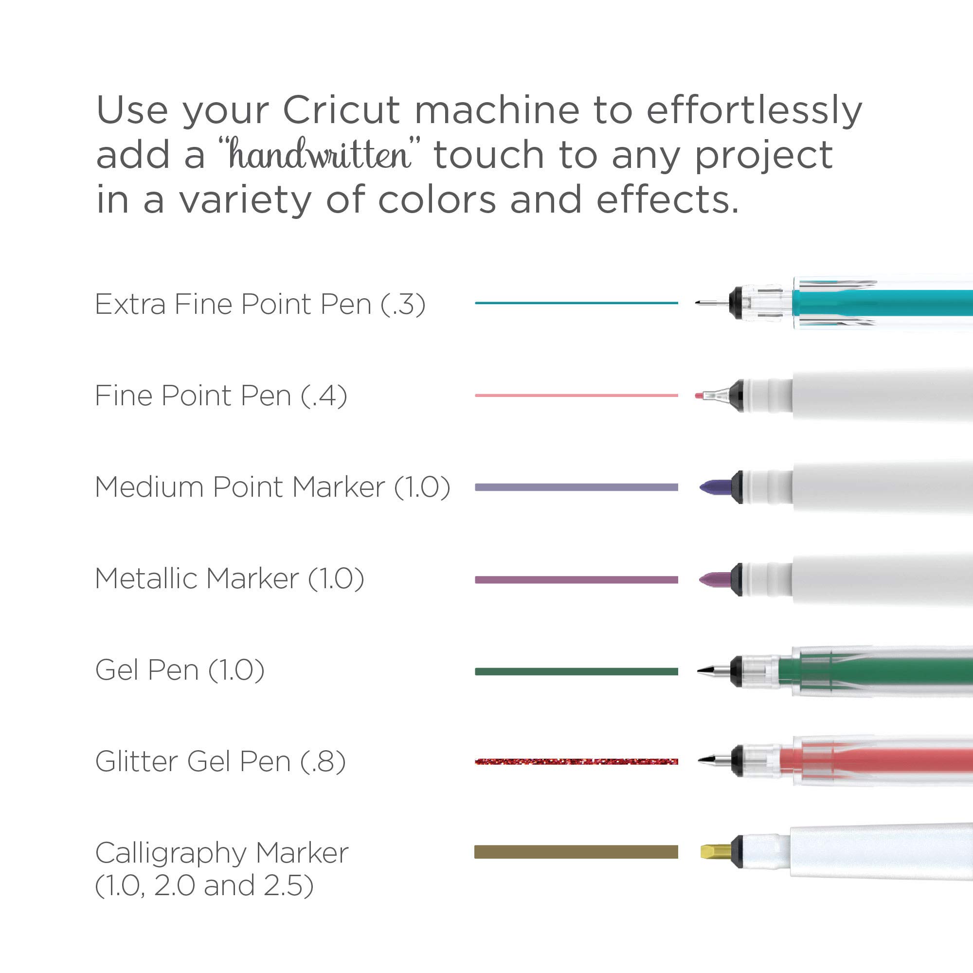 Cricut Glitter Gel Pen Set, Basics