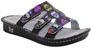 alegria women's venice sandal (sugar skulls), 11-11.5 m us