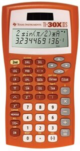 texas instruments 30xiis scientific/math calculator - orange