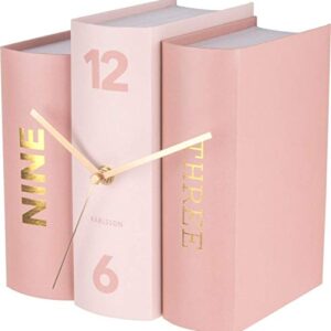 Karlsson Table Clock, Paper, Pink, One Size