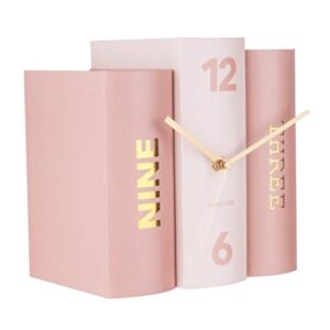 Karlsson Table Clock, Paper, Pink, One Size