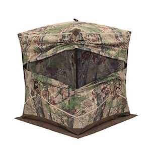 barronett blinds ox 4 backwoods camo heavy duty pop up ground hunting blind