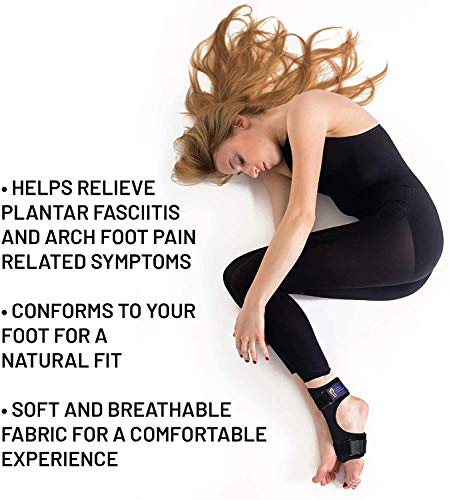 Everyday Medical Plantar Fasciitis Night Splint Brace for Plantar Fasciitis Pain Relief I Dorsal Foot Stretching Support for Achilles Tendonitis, Heel Pain, Plantar Fascia, Drop Foot -Men & Women