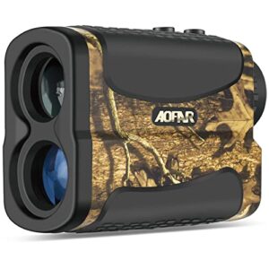 aofar hx-700n hunting range finder 700 yards waterproof archery rangefinder for bow hunting with range and speed mode, free battery, carrying case