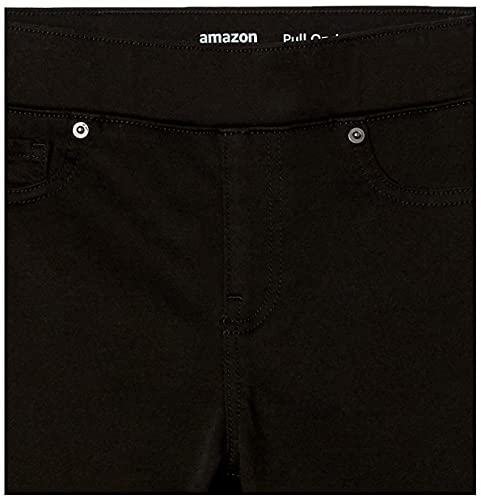 Amazon Essentials Women's Stretch Pull-On Jegging (Available in Plus Size), Black, 12 Short