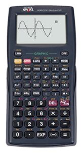 school smart graphic calculator, 10 + 2 dot matrix , black - cs-121