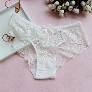 Wetopkim women daily underwear panties pack lace hipster lingerie thong pack of 5