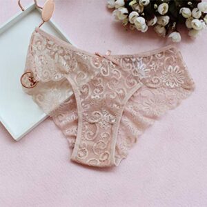 Wetopkim women daily underwear panties pack lace hipster lingerie thong pack of 5