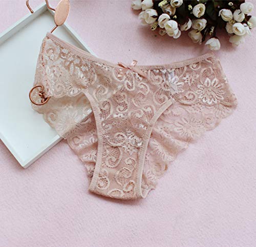 Wetopkim women daily underwear panties pack lace hipster lingerie thong pack of 5