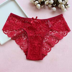 Wetopkim women daily underwear panties pack lace hipster lingerie thong pack of 5