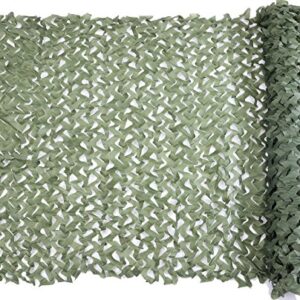 Senmortar Camo Netting, Camouflage Net Green 5 X 26 FT Military Nets Lightweight Durable Without Grid for Sunshade Decoration Hunting Blind Shooting