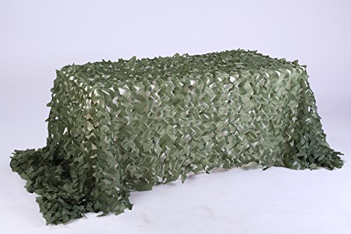 Senmortar Camo Netting, Camouflage Net Green 5 X 26 FT Military Nets Lightweight Durable Without Grid for Sunshade Decoration Hunting Blind Shooting