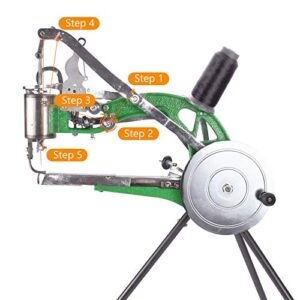 Seeutek Shoe Repair Machine Hand Cobbler Sewing Machine - Cotton Nylon Line Manual Leather Stitching Machine for Shoes Bags Cloth