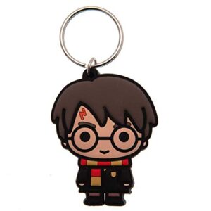 harry potter rubber keychain, 4.5 x 6cm, multi-colour