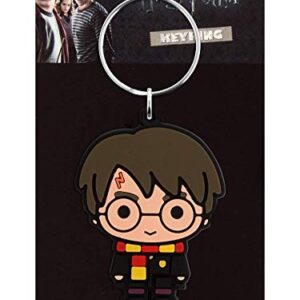 Harry Potter Rubber Keychain, 4.5 x 6cm, Multi-colour