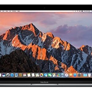 2017 Apple MacBook Laptop with Core m3 (M3-7Y32) (12-inch, 8GB RAM, 256 GB SSD Storage) - Space Gray (Renewed)