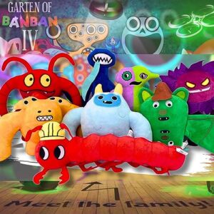 Garten of Ban Ban Plush 8 Pack - Season 4 Premium 13" Largest Size Garden of BanBan Plushies Toys - New Soft Monster Horror Stuffed Figure Doll for Chapter 4 Game Fans, Kids, Gifts