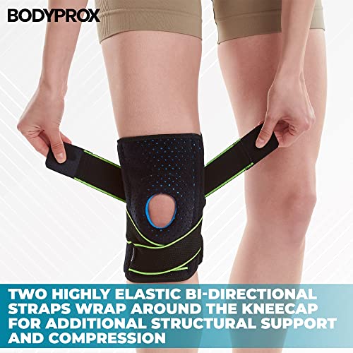 Bodyprox Knee Brace with Side Stabilizers & Patella Gel Pads for Knee Support