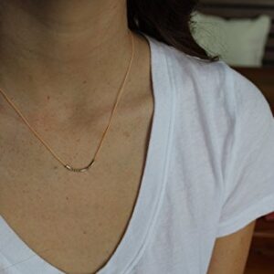 Lucky Feather Morse Code Secret Message Necklace - BFF