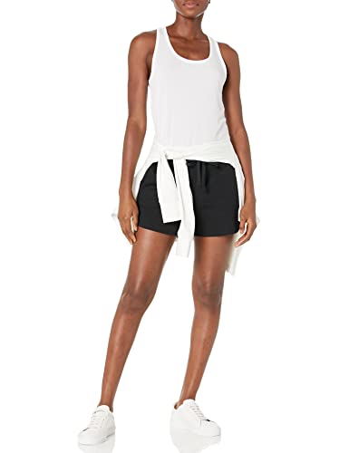 Amazon Essentials Women's French Terry Fleece Short, Black, X-Large