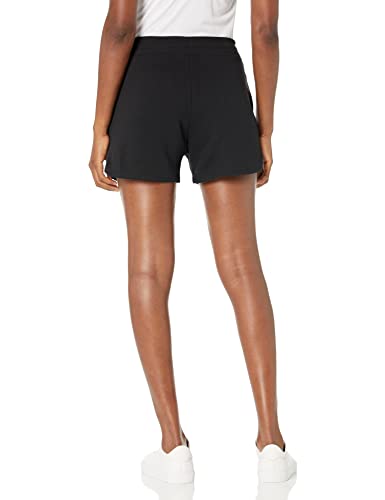 Amazon Essentials Women's French Terry Fleece Short, Black, X-Large