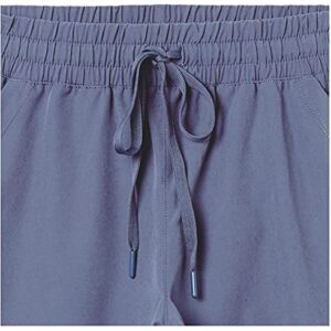 Amazon Essentials Women's Studio Woven Stretch Short, Blue Nightshadow, Large