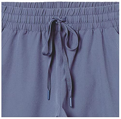 Amazon Essentials Women's Studio Woven Stretch Short, Blue Nightshadow, Large