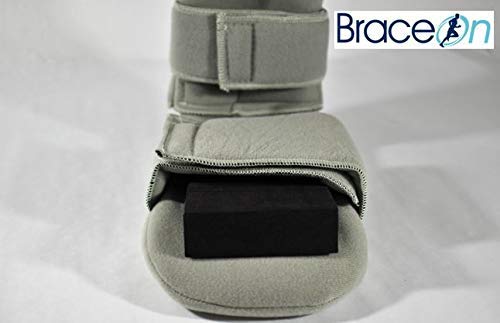 BraceOn 90 Degree Night Splint - Plantar Fasciitis and Achilles Tendon Pain Relief Boot and Foot Support for Men and Women, Small