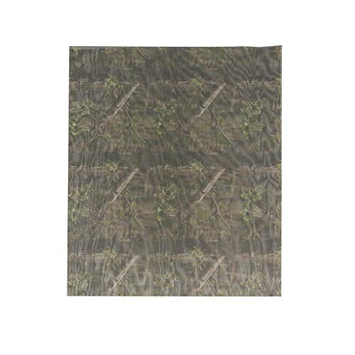 AUSCAMOTEK Woodland Camo Mesh Netting Camouflage Netting for Hunting Blinds Window Camping Clear View Camo Hunting Hide Net, Green 5 ft x 12 ft (appro)